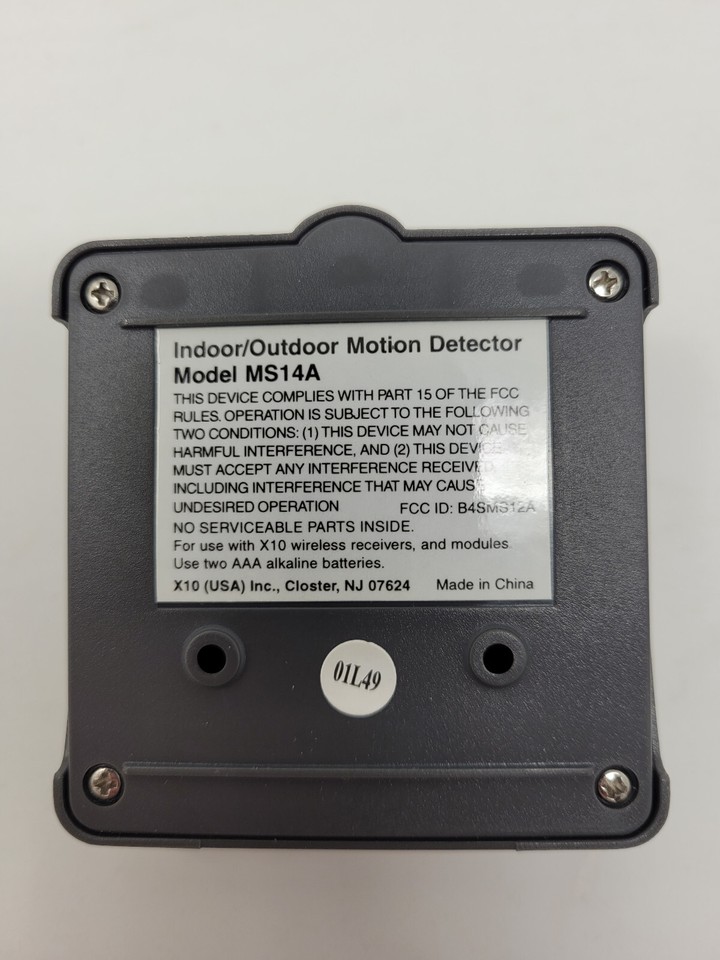 X10 EagleEye Indoor/Outdoor Motion Detector MS14A-C - NEW, Open Box | eBay