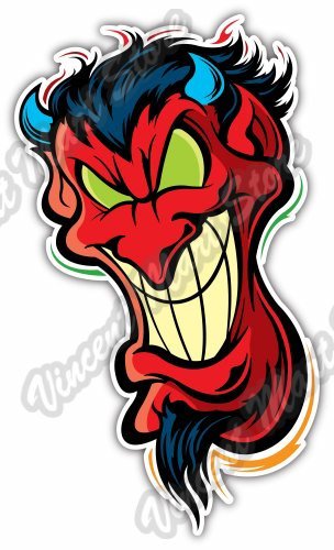 Evil Funny Cartoon Face