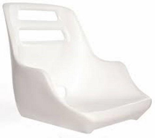 TODD MARINE JUPITER 450 White Molded Plastic Captain's Chair Shell Only ...