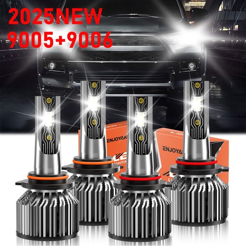 LED Headlight Kit High Low Beam Light Bulbs White For Toyota 4Runner ...