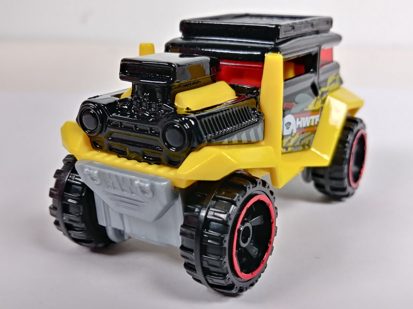 Bad Mudder 2 Hot Wheels 2014 Stunt Circuit Series Black OR6SP Wheels 1: ...