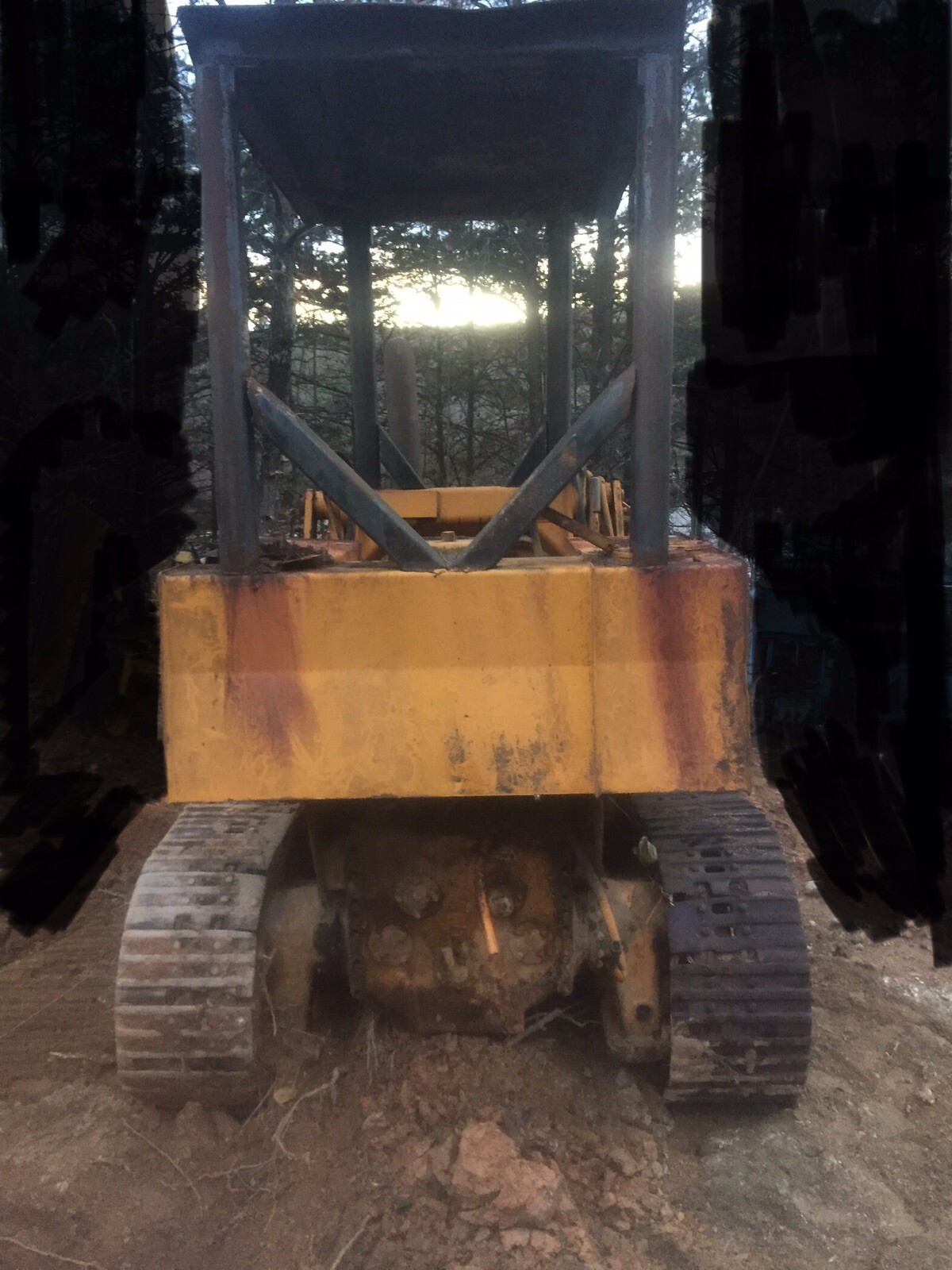 Case 850 Track Loader Dozer Machine Diesel Bucket Crawler Side Panel ...