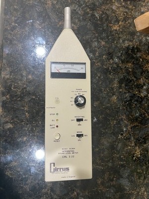 Cirrus Research CRL 2.22 integrating sound level meter | eBay