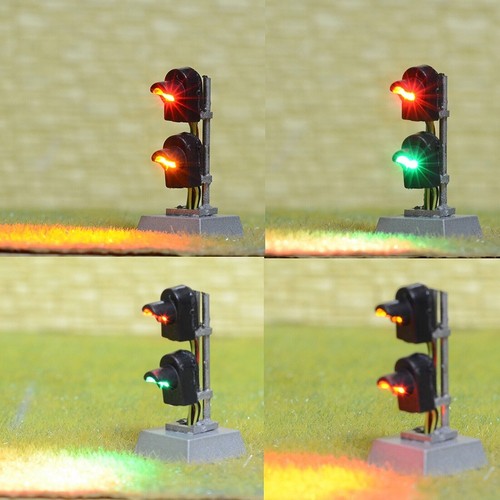 1 X HO Scale Dwarf Searchlight Signal Ground 2 Targets Green/Red Dwarf ...
