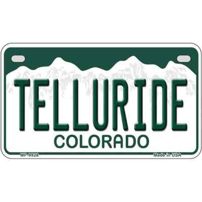 Telluride Colorado Metal Motorcycle License Plate Tag Sign Car Truck ...