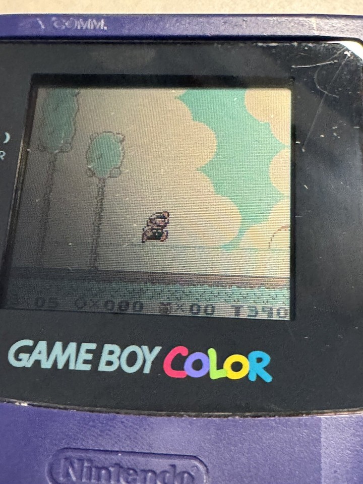 Nintendo Game Boy Color Grape Purple Handheld System CGB-001 Tested ...