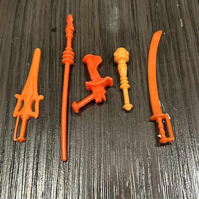 VTG 80s MOTU Masters of the universe Weapon Accessories Lot of 5 | eBay