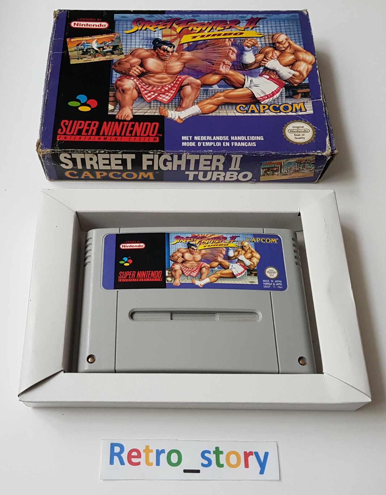 Street Fighter II Turbo Super Nintendo - Prix - Photo - Présentation