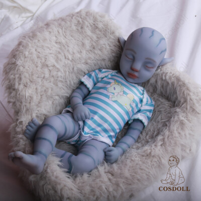 Avatar 18" Platinum Silicone Baby Boy Doll Silicone Reborn Baby Doll ...