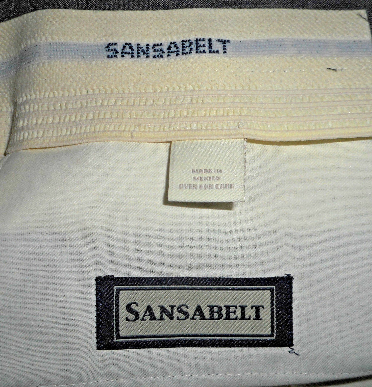 New Pants Sansabelt 4-Seasons Pleated Washable Wool-blend Taupe MSRP ...