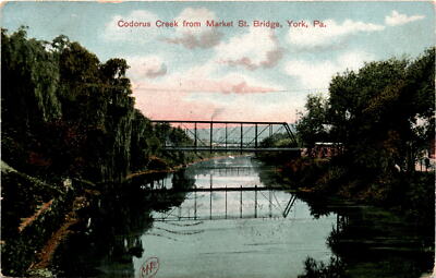 Codorus Creek, Market St. Bridge, York, PA, Franklin 1790, Caroline ...