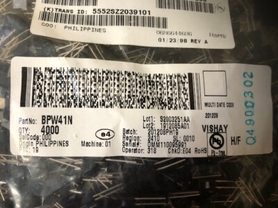 BPW41N ORIGINAL VISHAY PIN photodiode with high speed high radiant ...