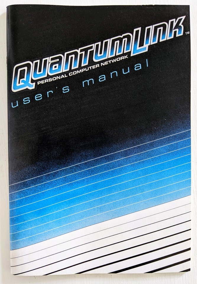 1986 Quantum Link, Pre AOL Collectible, Install Floppy Disk Set for ...