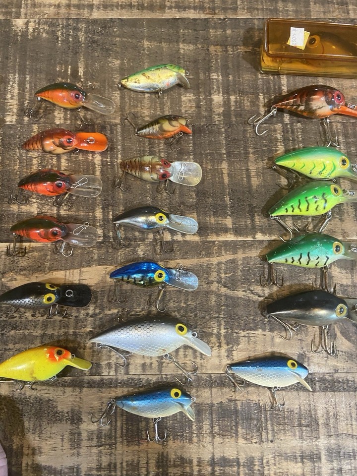Pre-Rapala Lot, Wiggle Warts, Mag Warts, Chug Bugs, Lightning Shad | eBay
