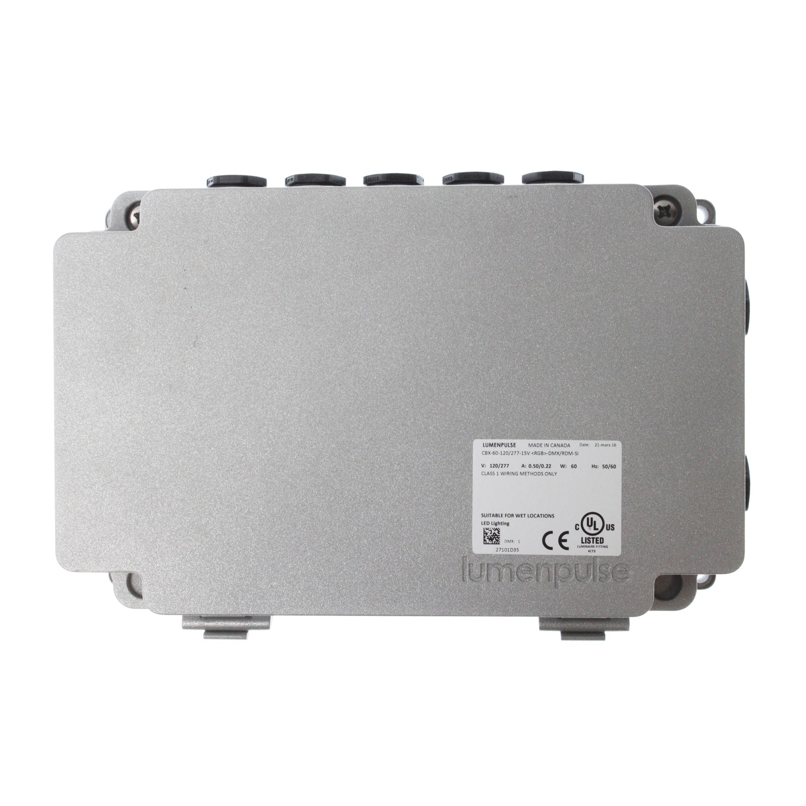 LUMENPULSE CBX-60-120/277-15-DMX/RDM-SI CONTROL BOX FOR DMX LED LIGHT ...