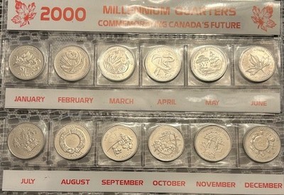 Canada 2000 millennium quarters set | eBay