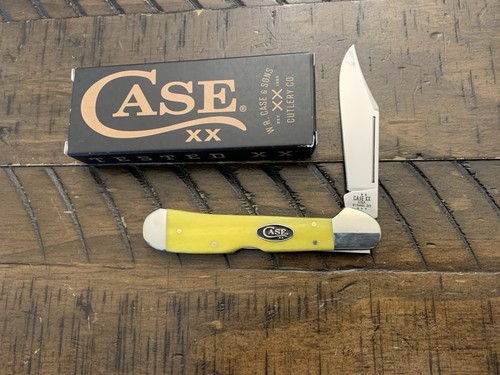 CASE XX LARGE COPPERLOCK KNIFE 61549 YELLOW BONE HANDLES w/BOX 2025 | eBay