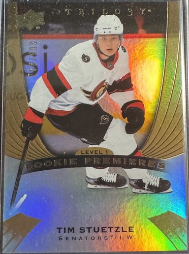 2020-21 Upper Deck Trilogy Tim Stutzle Level 1 Rookie Premieres /999 | eBay
