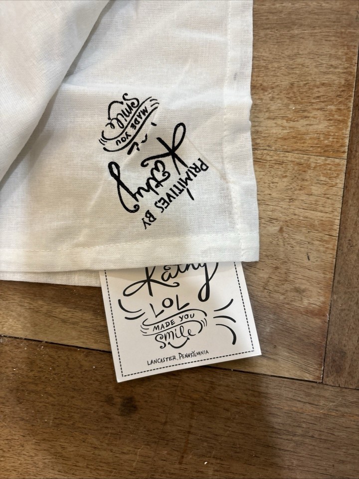 Primitives by Kathy Glitter Kitchen Towel Move Over Santa Here Comes ...