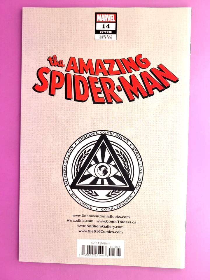 AMAZING SPIDER-MAN #14 RICO VIRGIN VARIANT VF/NM COMBINE SHIPPING ...