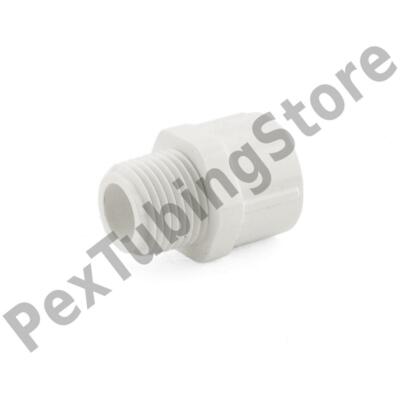 1/2" PVC (Sch. 40) MIP x Socket Adapter | eBay