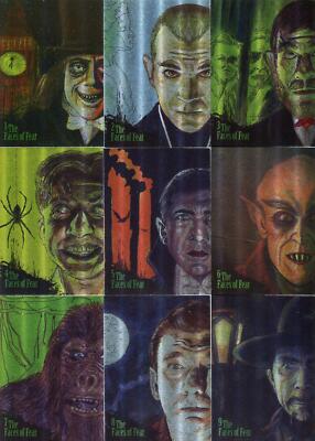 The Art of Robert Aragon The Facts of Fear Foil Chase Card Set 9 Cards ...