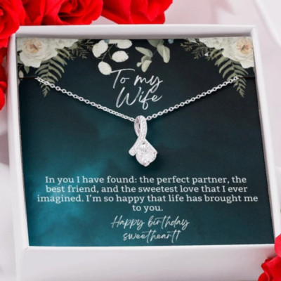 Custom Gift Box, To My Wife Necklace, Wife Gift, Valentine's Gifts For ...