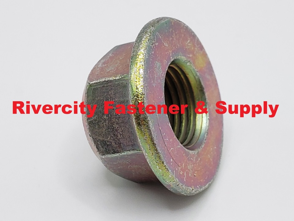 (25) 1/2-20 Grade 8 All Metal Flange Lock Nut 1/2 x 20 Fine Thread Lock ...