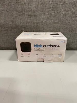 Blink Outdoor 4 - Battery-Powered Smart Security Camera - Black ...