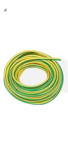 Green / Yellow PVC Earth Sleeving 6mm Various Lengths | eBay