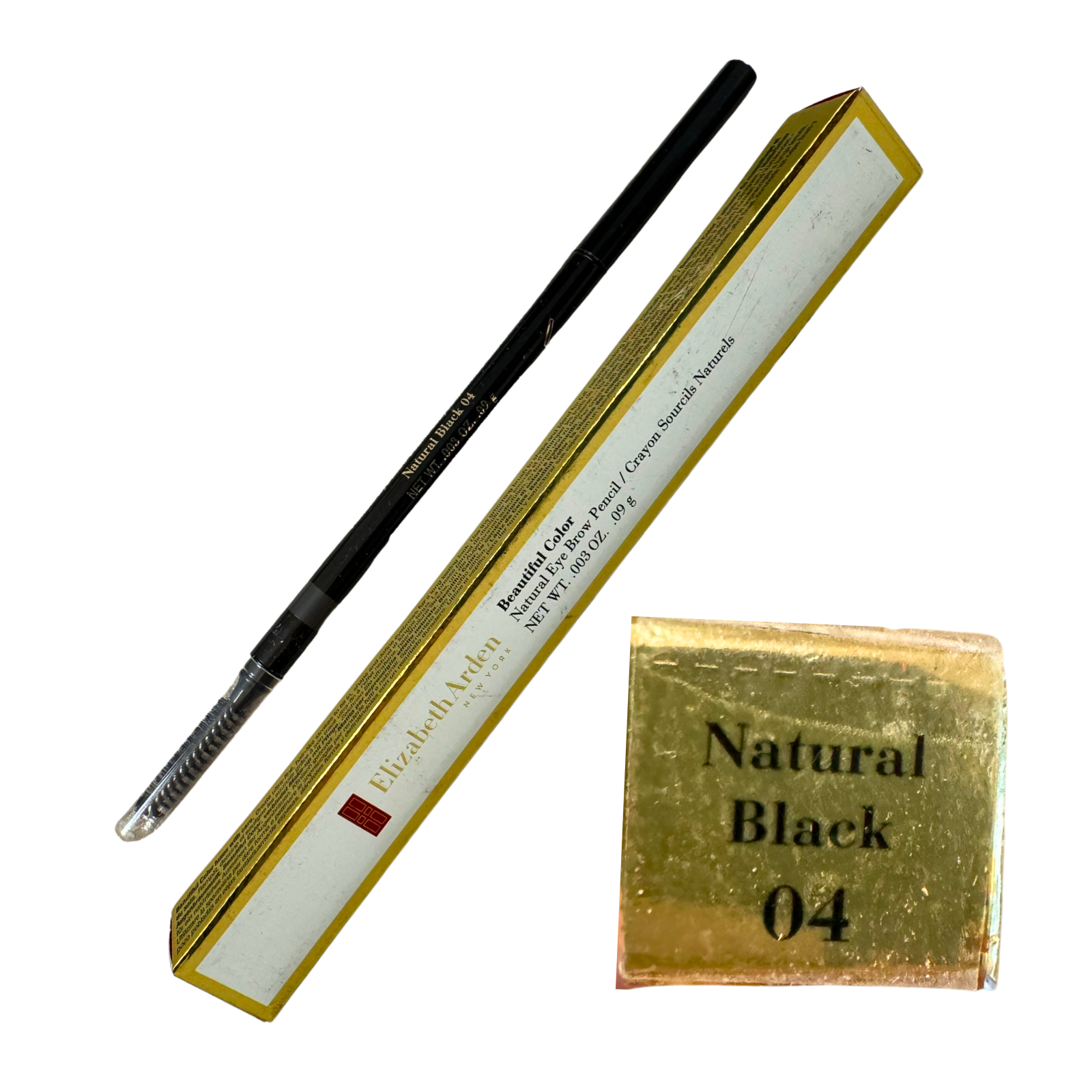 Elizabeth Arden Beautiful Color Natural Eyebrow Pencil, NATURAL BLACK ...