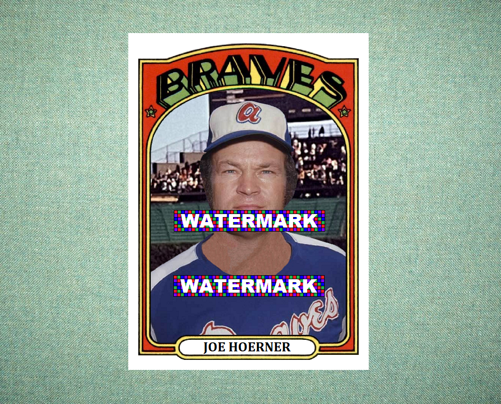 Joe Hoerner Atlanta Braves 1972 Style Custom Baseball Art Card | eBay