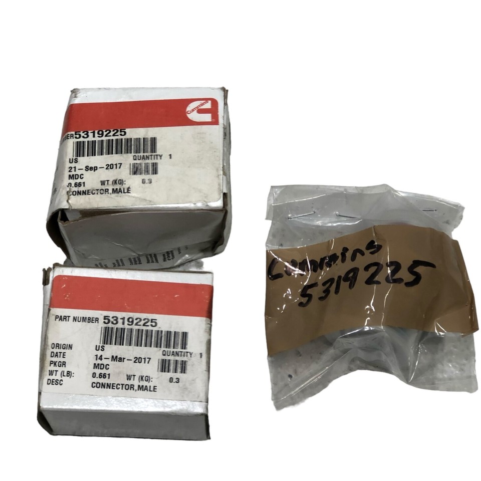 Cummins 5319225 Male Connector For Select 8.9 lISC / ISL Engine Models ...