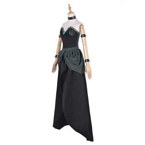 Bowsette Princess Bowser Peach Bodysuit Black Cosplay Costume Women ...