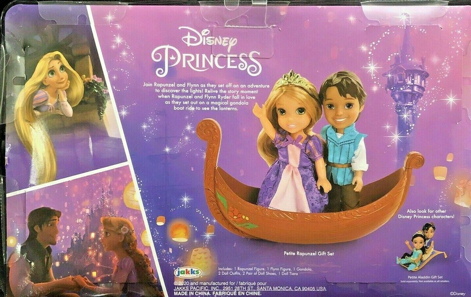 Disney Tangled Princess Petite Rapunzel Gift Set with Flynn Rider ...