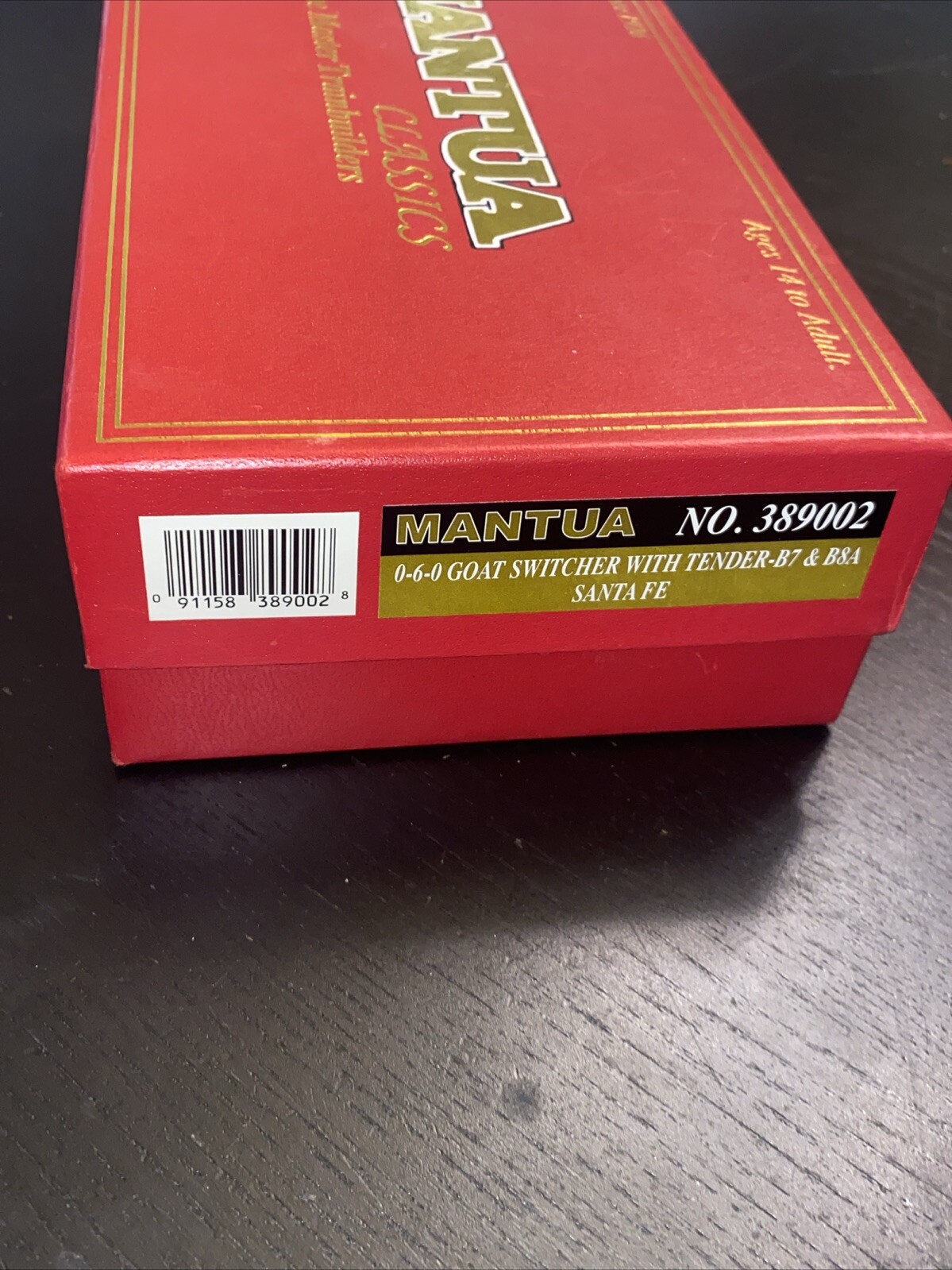 Mantua 389002 HO 0-6-0 Goat Switcher w/ Tender B-7 Santa Fe | eBay