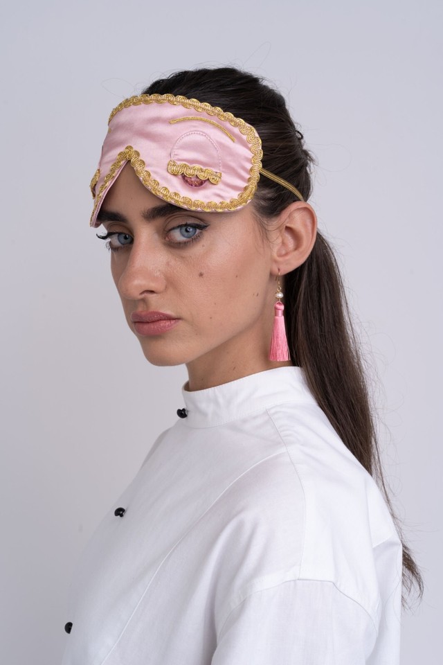 Silk Sleep Eye Mask in Multi Color - Inspired by the Audrey Sleep ...