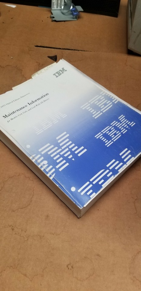IBM Optical Library 3995 CXX Operators Guide C-Series GA32-0352-02 Rare ...
