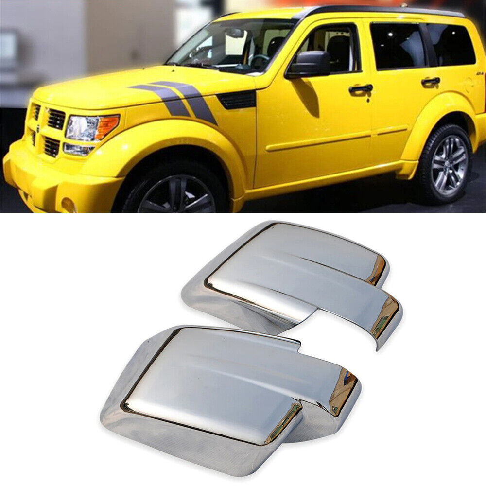 For 2007-2011 Dodge Nitro Sxt Slt Side Rearview Mirror Covers Chrome ...
