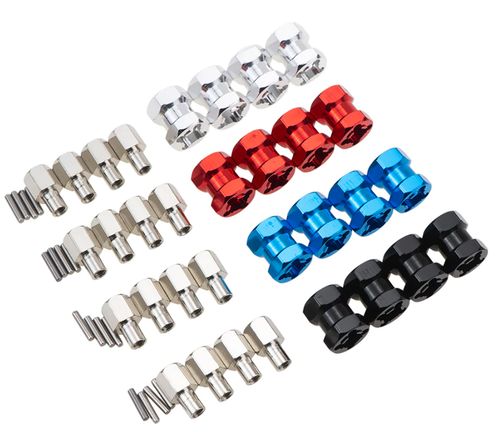 1/10 Rc Car Wheel Hub 15mm Extender 12mm to 12mm For Traxxas T-Maxx E ...