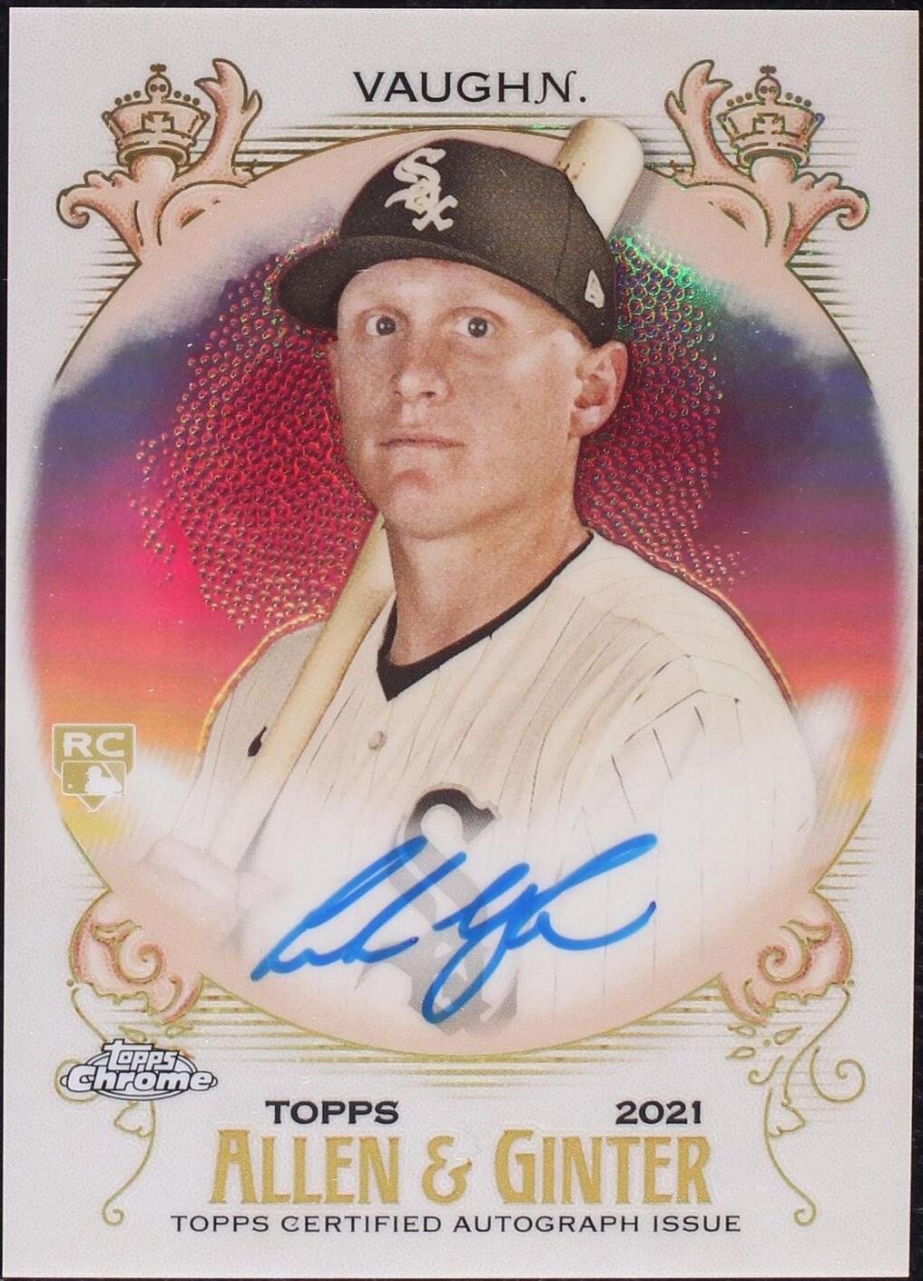 2021 Topps Allen & Ginter Chrome - Full-Size Autographs Andrew Vaughn # ...