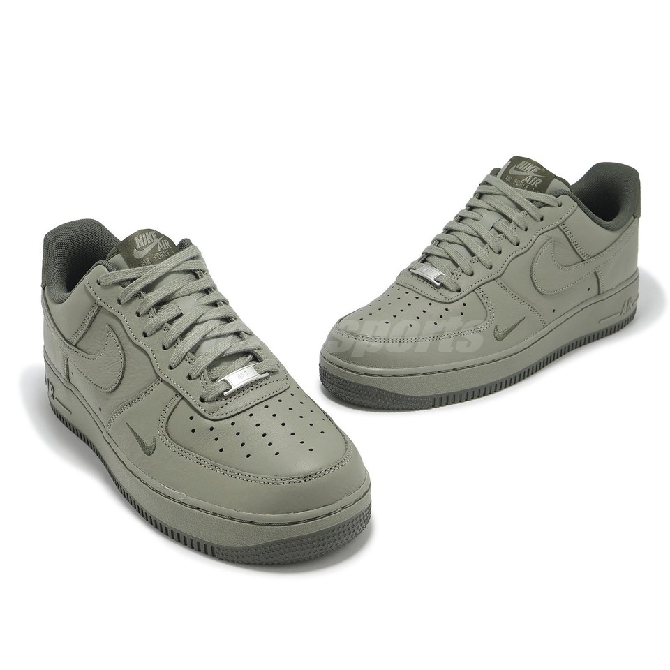Nike Air Force 1 07 LV8 AF1 Mini Swoosh Pack Light Army Men Casual ...