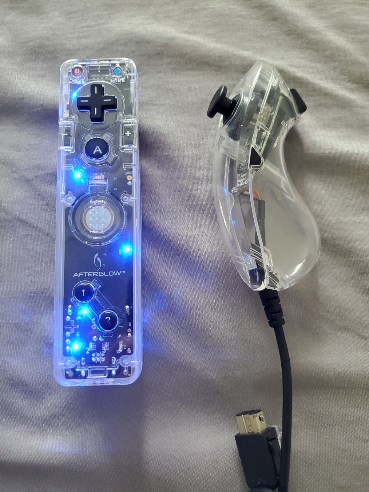 Transparent (black) PDP Afterglow Remote Controller NINTENDO WII ...