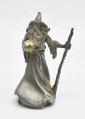 Maurus Gallo Pewter Wizard 1982 M 2.5" Figure | eBay