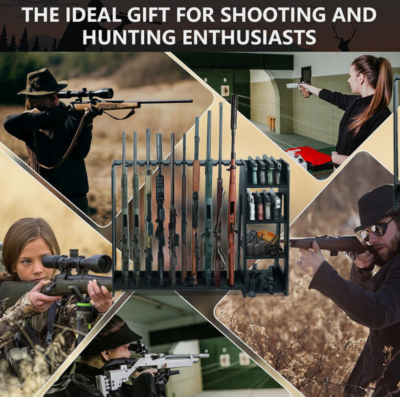 Semohop Gun Racks, Floor Gun Rack Indoor, Wooden Free Standing Rifle ...