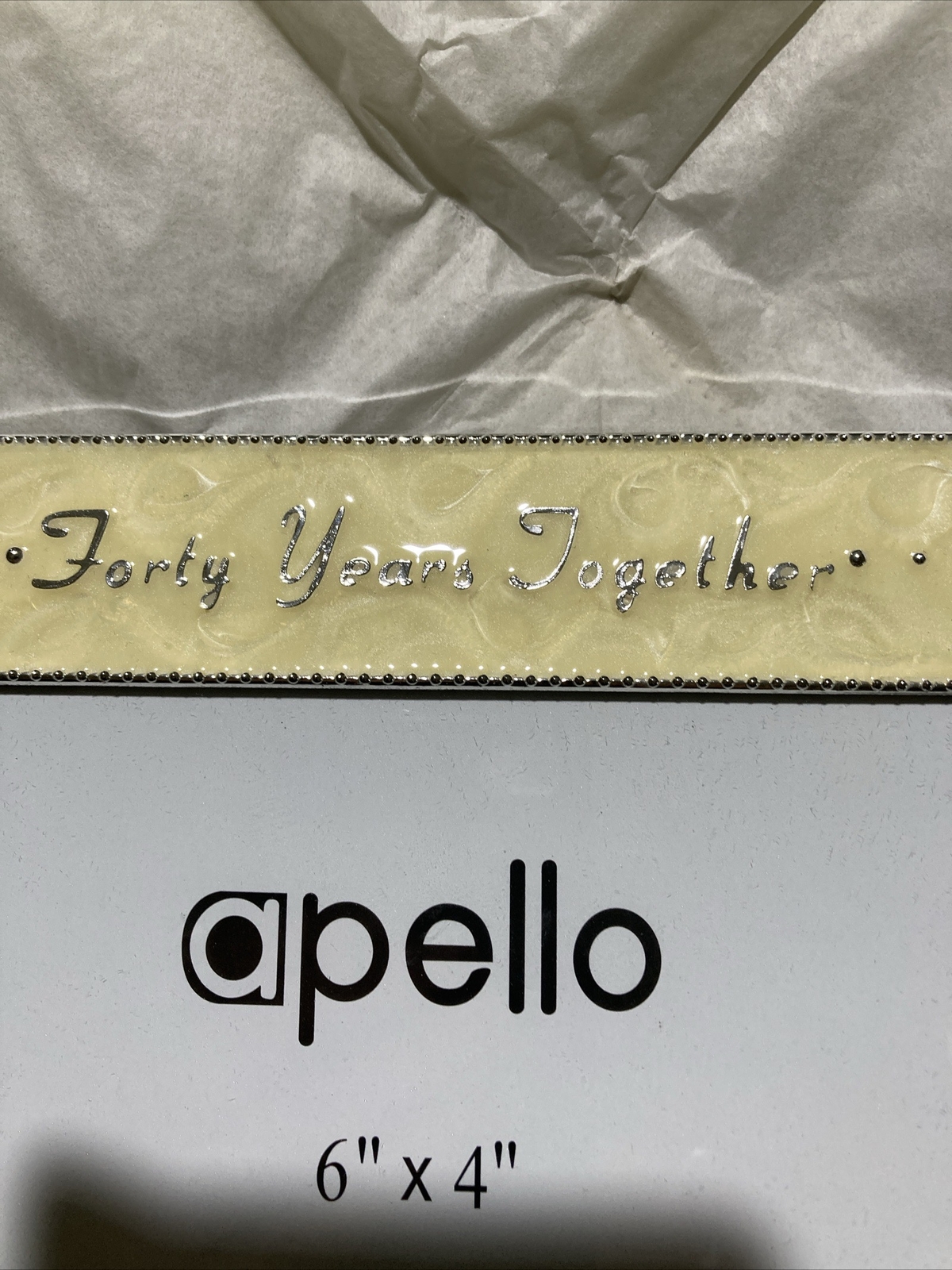 Apello Photo Frame 6”x 4” ‘Forty Years Together’ (Brand New) | eBay