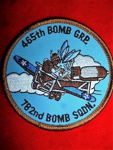 USAF Patch - 465th Bomb Group, 782nd Bomb Squadron US Formation Patch ...