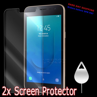 For Samsung Galaxy J2 Shine SM-J260A HD Tempered Glass Screen Protector ...