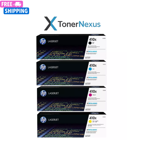 HP 410X High Yield Toner Cartridge 4pk -CF410X,CF411X,CF412X,CF413X ...
