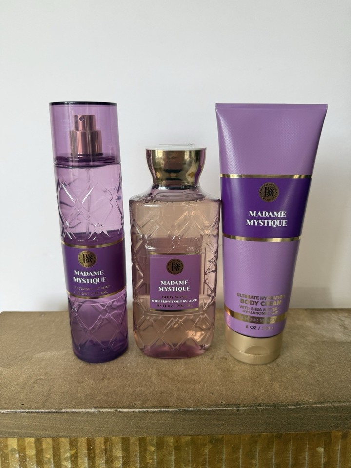 Bath & Body Works Madame Mystique Shower Gel, Body Cream & Fragrance ...